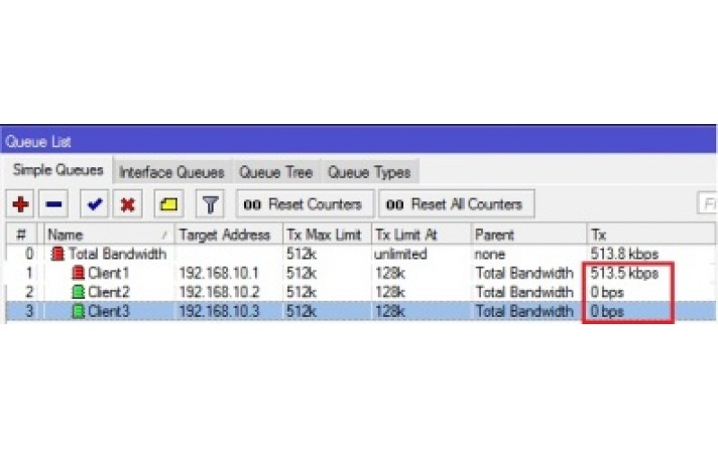 Mikrotik HTB Simple Queue
