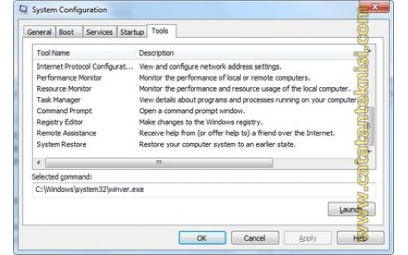 System Configuration MsConfig Di Windows 7