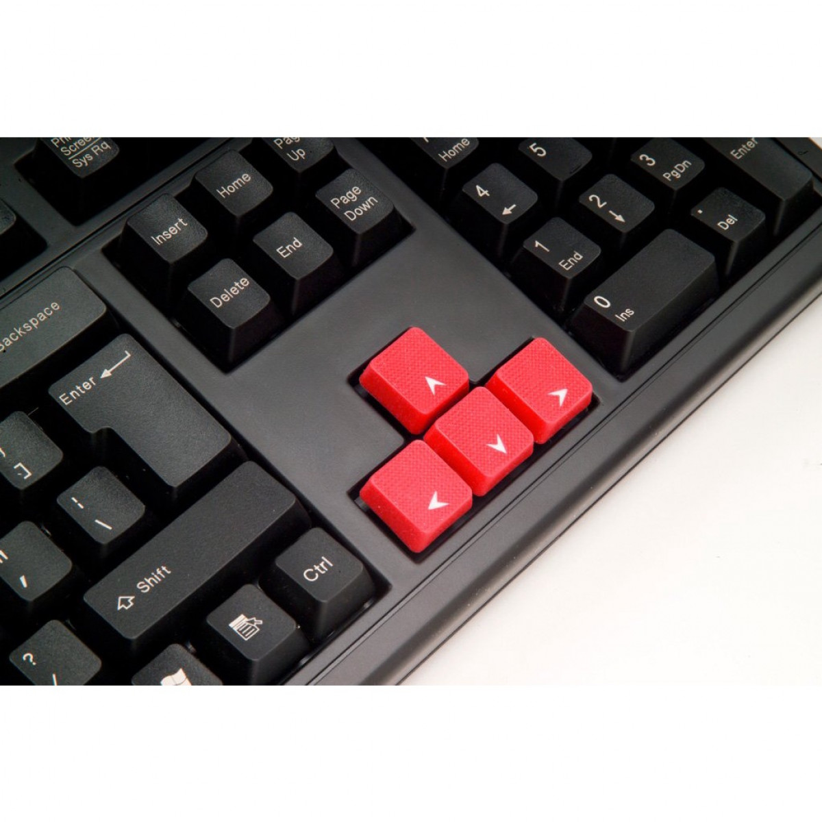 AZIO Levetron Clicker KB528U Black Wired Standard Mechanical Keyboard ...