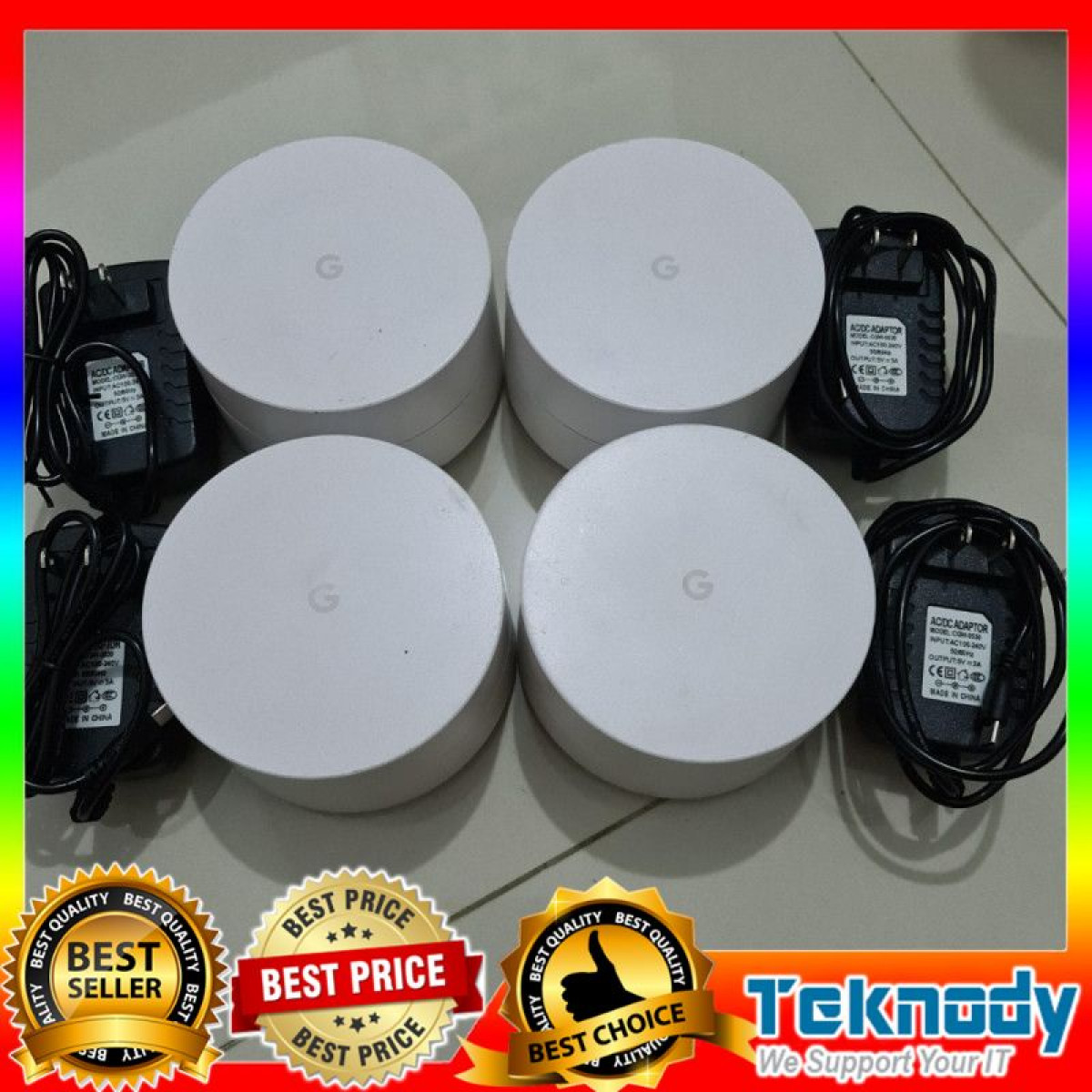 Google Wifi NLS-1304-25 1200Mbps Wireless Router White Dual Band Mesh ...