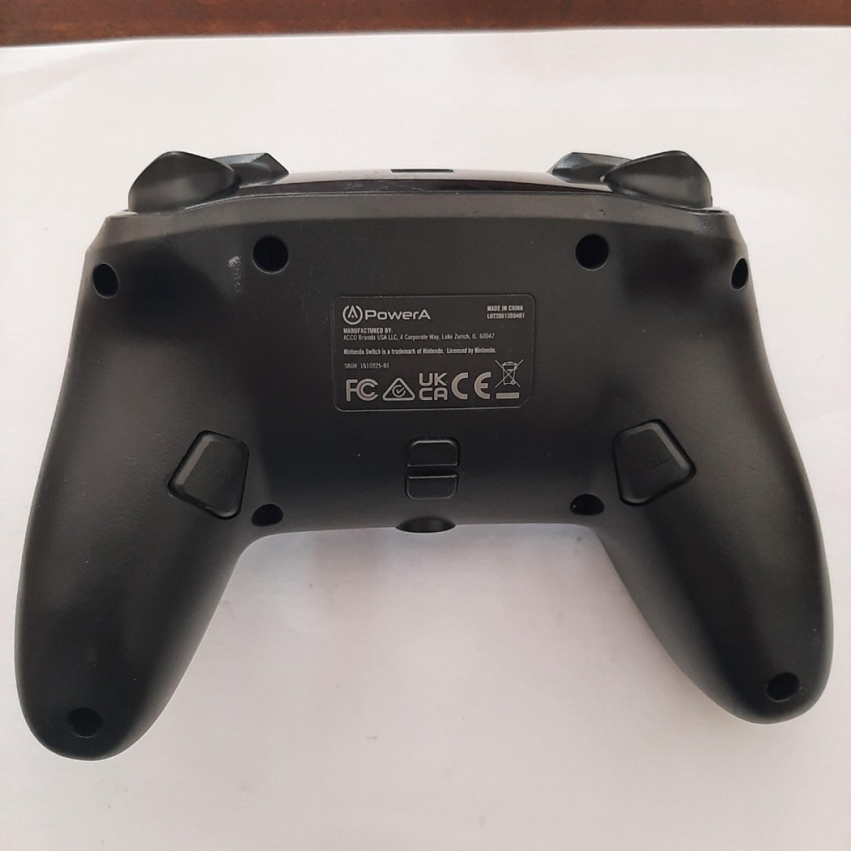 PowerA 1510925-01 Black Wired Spectra Enhanced Controller for Nintendo ...