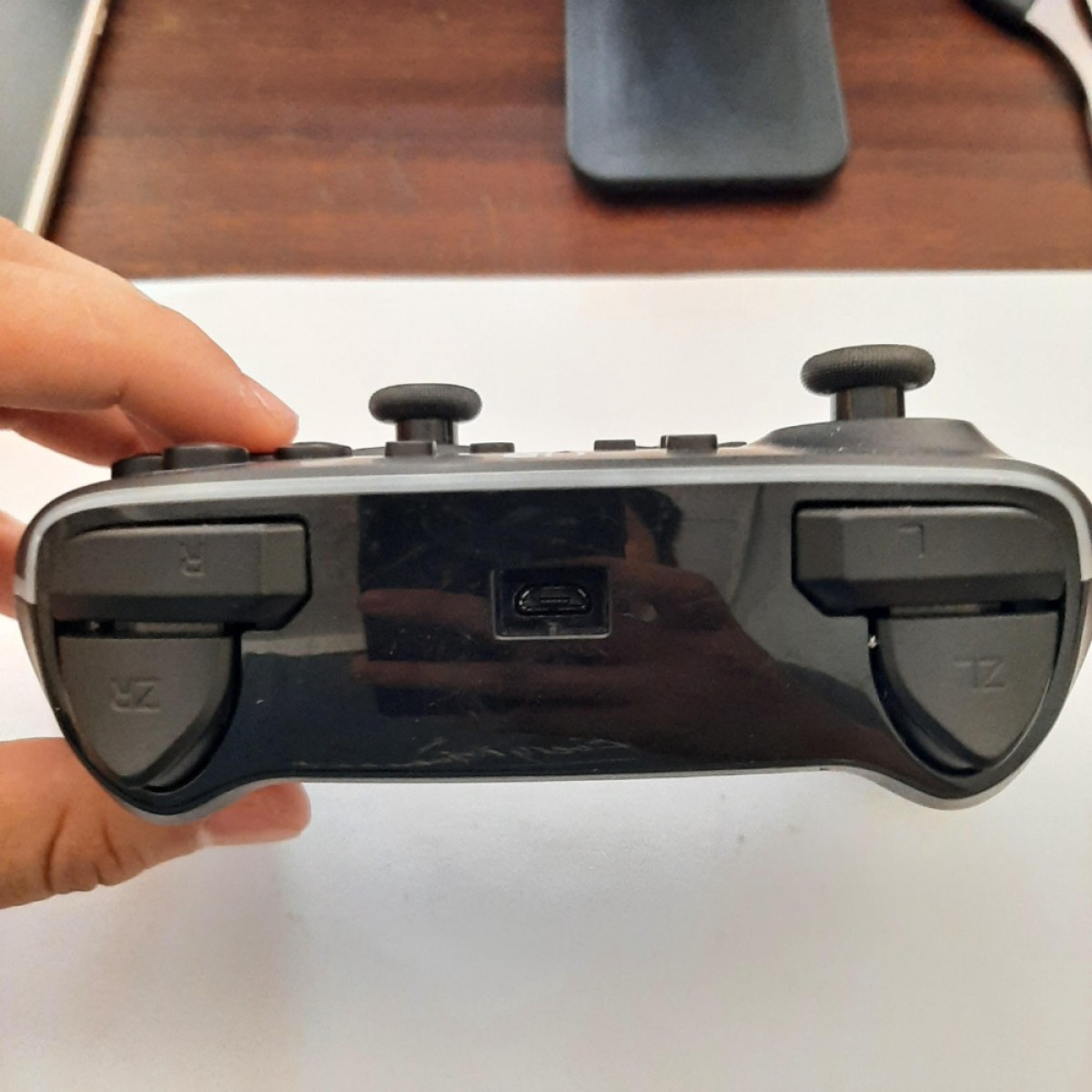 PowerA 1510925-01 Black Wired Spectra Enhanced Controller for Nintendo ...