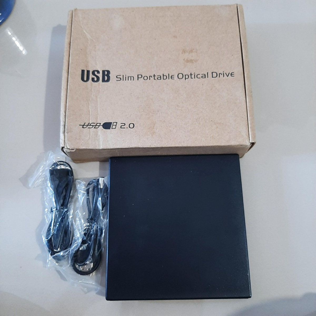 USB External Optical Drive DVD Rom External untuk Laptop atau PC - Teknody