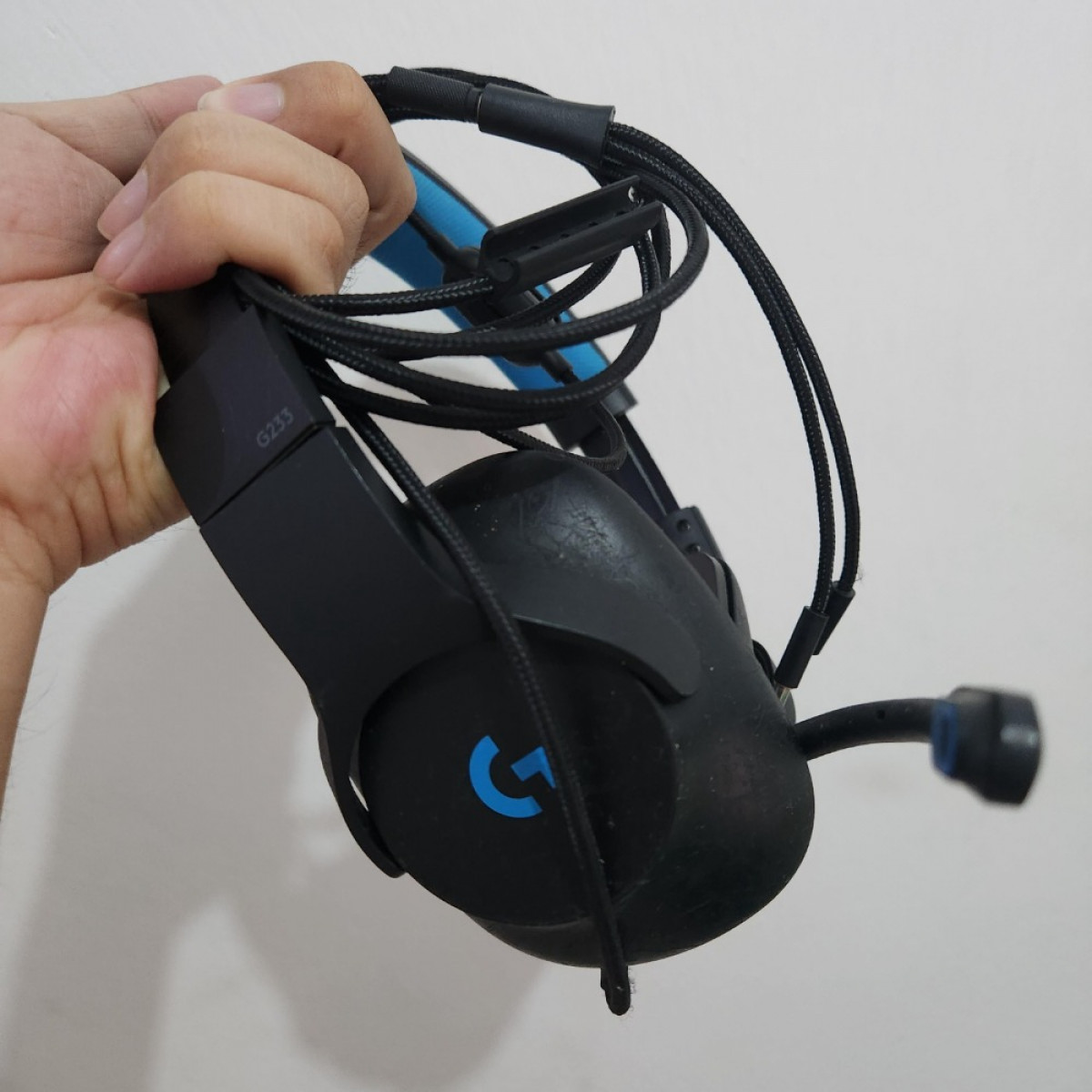 Logitech G233 Prodigy Gaming Headset for PC Console Discord Surround ...